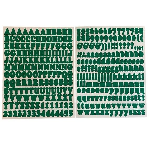 No Brand | Office | Stickers Letters Alphabet Upper Lower Case ...